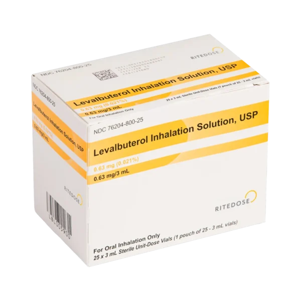 Levalbuterol Inhalation Solution, USP | Ritedose Corporation