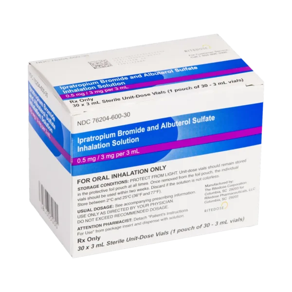 Ritedose | Ipratropium Bromide Plus Albuterol Sulfate Inhalation